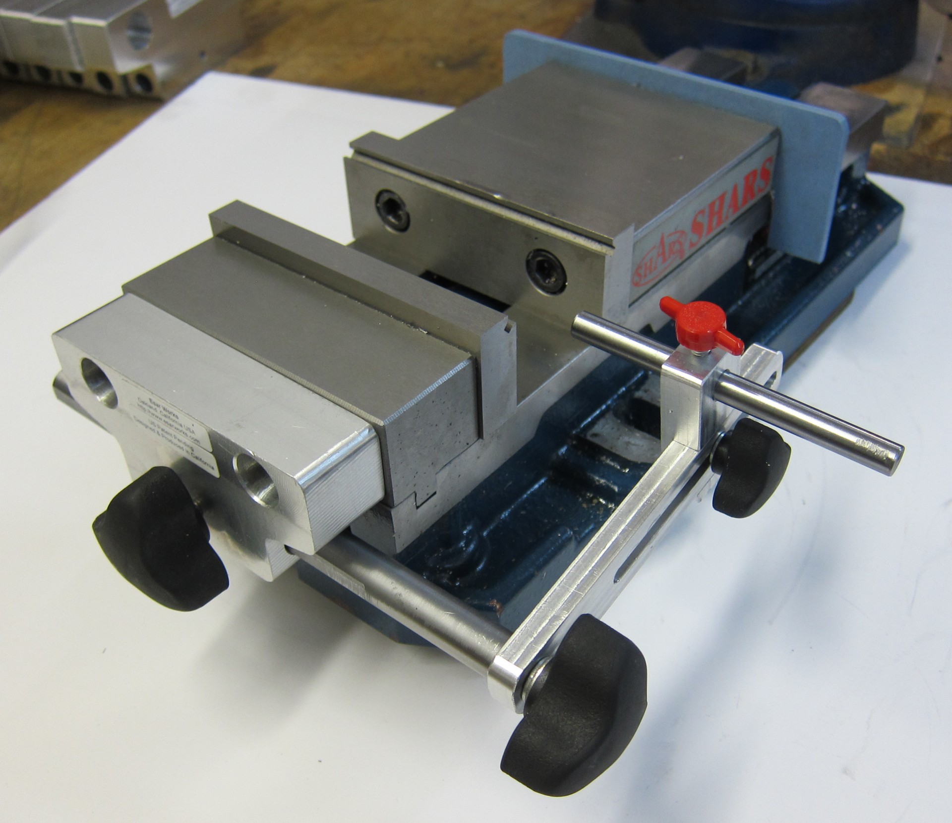 Rapid Adjusting 6-inch Machine Vise Work Stop | esarworks