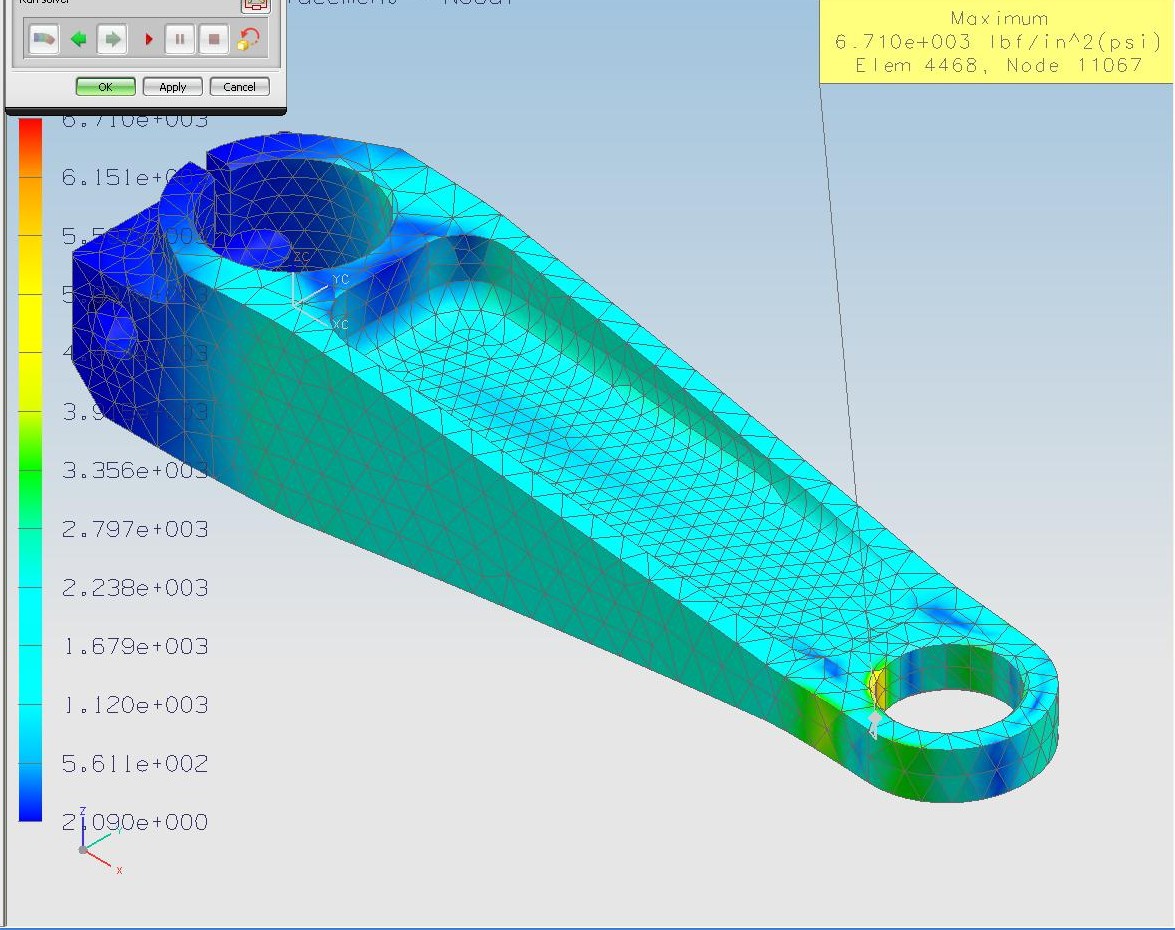 Finite Element Analysis using CalculiX and NETGEN | esarworks